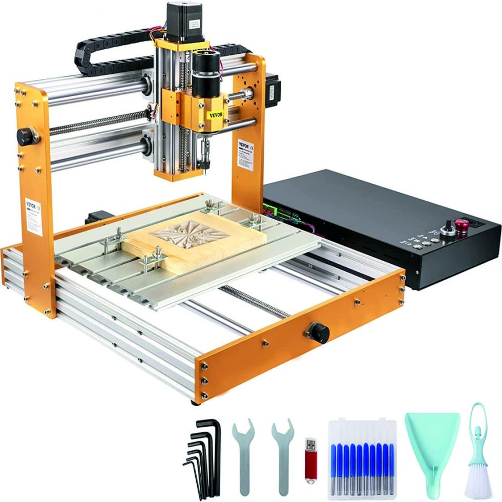 CNC Router 3040 All metal con spindle 500W – alta precisión