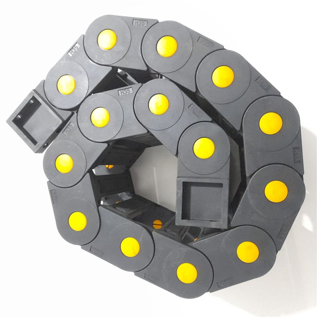 Cadena portacable 80x200R300A1M abierta de nylon PA66 – 1m